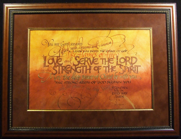 Love And Serve | Holly Monroe Calligraphy – Heirloom Artists: Holly Monroe